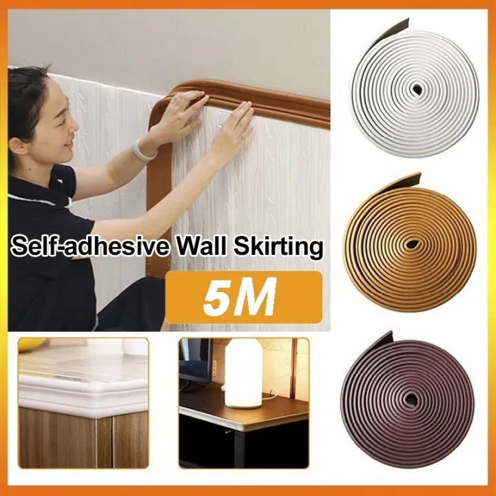 Xtac【COD】【Free Shipping】5mx3cm DIY Kitchen Wallpaper Wainscoting Wall ...