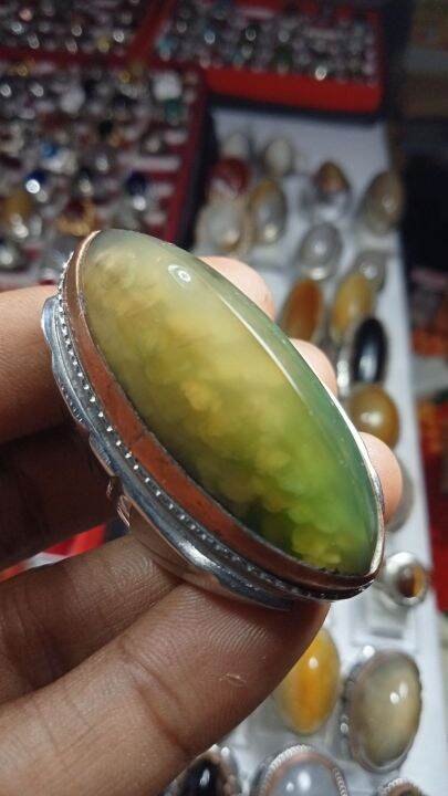 Batu akik pandan ijo lumut | Lazada Indonesia