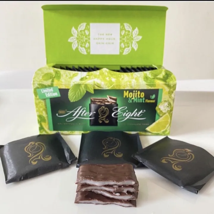 After Eight Mojito & Mint ช็อกโกเเลตมิ้นต์ 24 ชิ้น dark chocolate เกรด ...