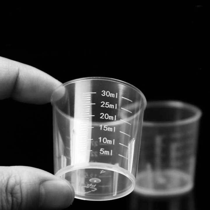Plastic Measuring Cup Laboratory Chemistry Kitchen Liquid Measuring Tool 30ml | Lazada PH