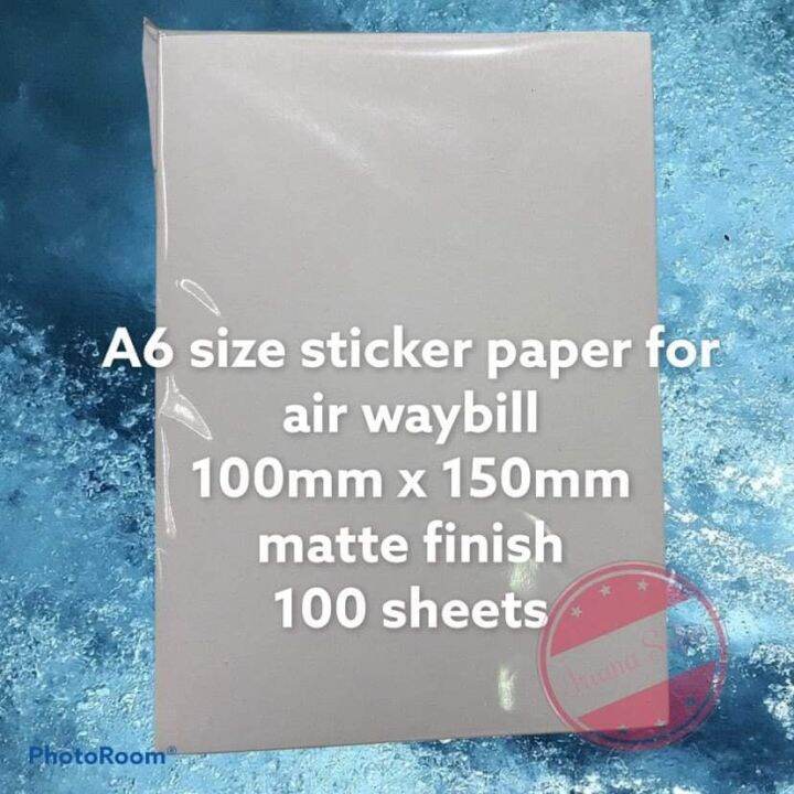 Waybill Sticker Paper A6 size 100mm x 150mm | Lazada PH