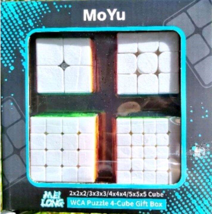 Rubik Set รูบิค รูบิก โมยู Moyu Cubing Classroom Magic Cube Gift Box 2× ...