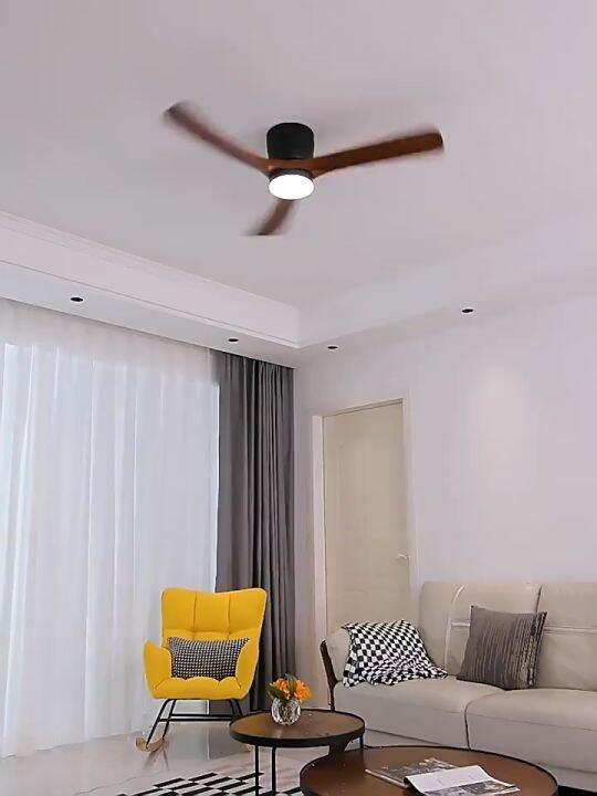 fan ceiling Fan lamp Minimal ceiling fan lamp Wooden lamp fan with ...