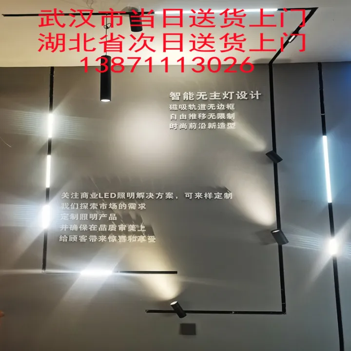 Magnetic Suction Track Light Embedded Concealed Installation Household ...