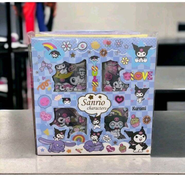 Stiker viral Kuromi 1 box isi 100pcs stiker tempel murah waterproof/Anti air | Lazada Indonesia