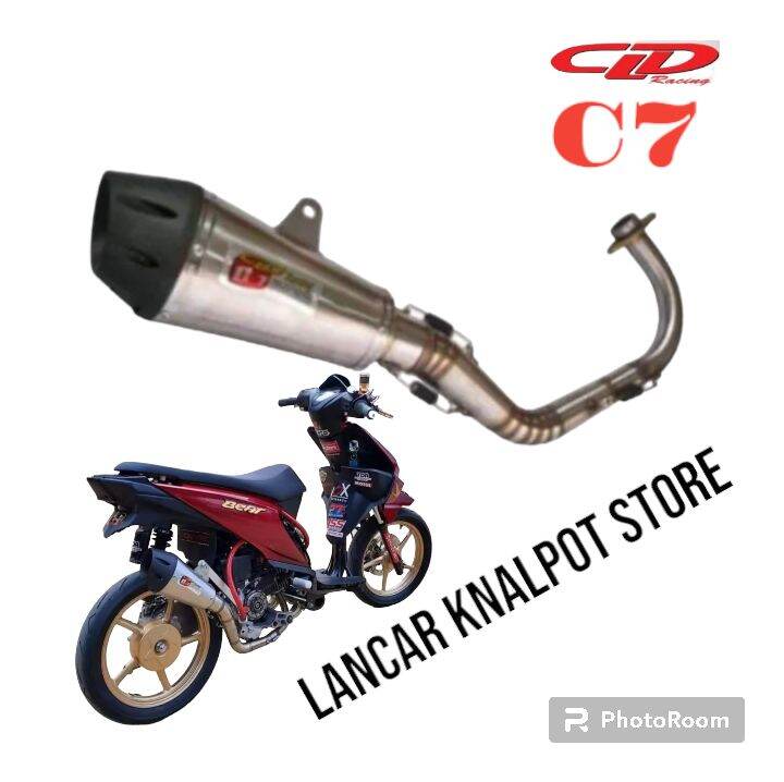 Knalpot racing CLD C7 Beat Mio Scoopy Vario Genio NMX PCX Aerox ...
