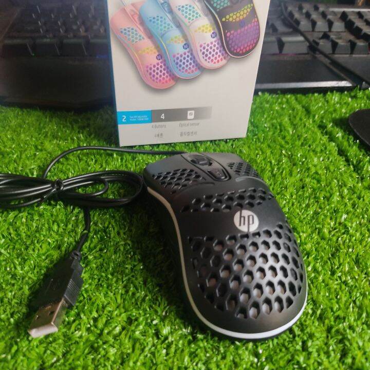 Chuột máy tính bàn, laptop HP Gaming S600 có dây màu đen sử dụng cho ...