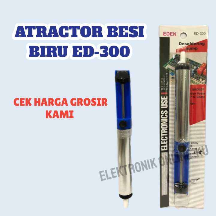 ATRACTOR ALAT SEDOTAN TIMAH BESI BIRU ED300 | Lazada Indonesia