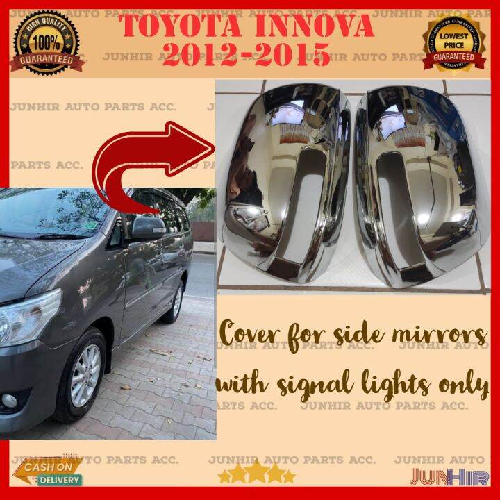 Toyota Innova 2012 2013 2014 2015 Side Mirror Cover for Side Mirrors ...