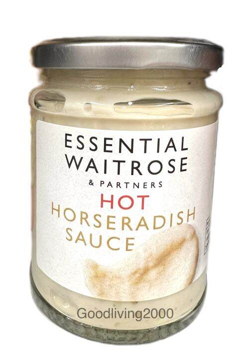 (Free shipping) Essential Waitrose Hot Horseradish Sauce 285 g เวทโทรส ...