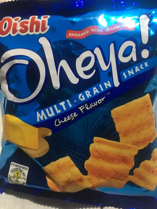 Oshi Oheya multi-grain snack cheese flavor 28g Enriched with vitamin A ...