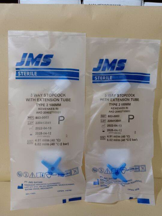 3 WAY STOPCOCK with Extension tube / three way buntut JMS | Lazada ...