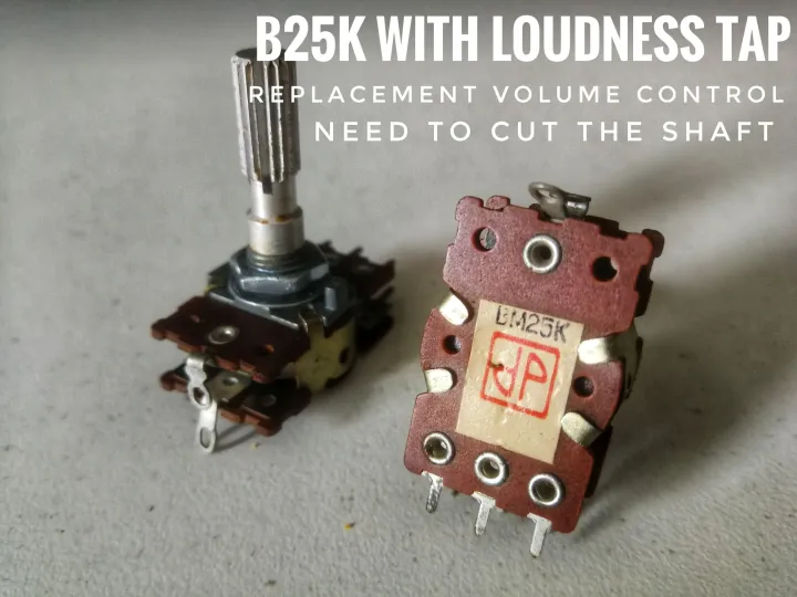 1pc B25k Potentiometer Volume Control with Loudness Tap | Lazada PH