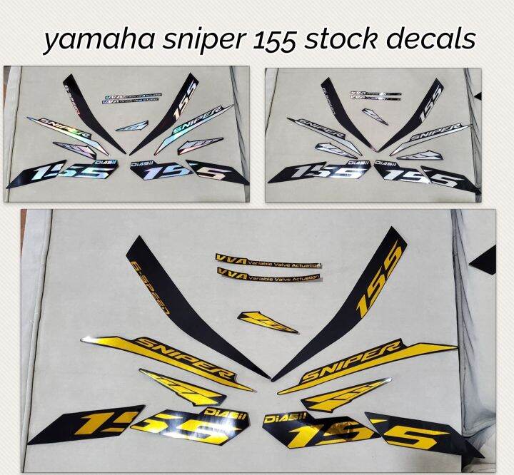 yamaha sniper 155 stock decals | Lazada PH