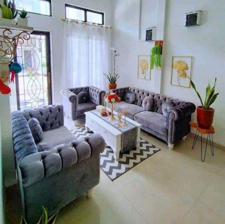 Sofa Chesterfield Bludru Meja Vintage Modern | Lazada Indonesia