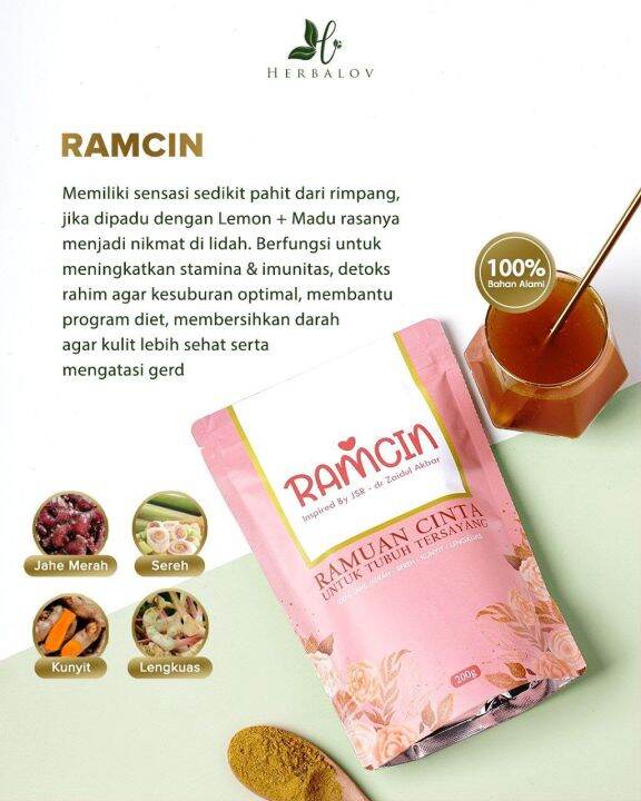 Ramcin Herbalov 100g Inspired by JSR - Dr. Zaidul Akbar Original ...