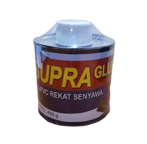 Lem u PVC Supra Glue Rekat Senyawa Lim Kaleng Pipa PVC Supraglue 400Gr ...