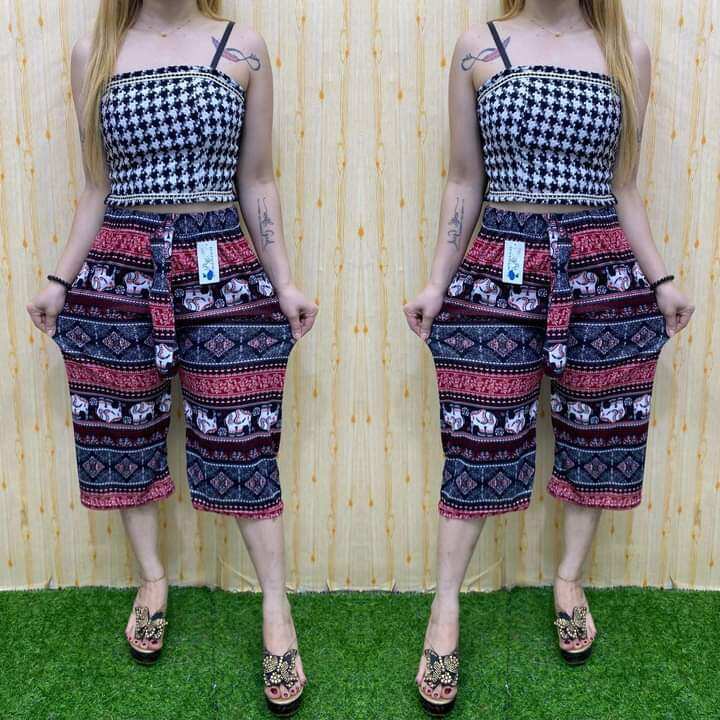 KOREAN SQUAREPANTS TOKONG GOOD QUALITY CAN FIT SMALL TO LARGE. | Lazada PH