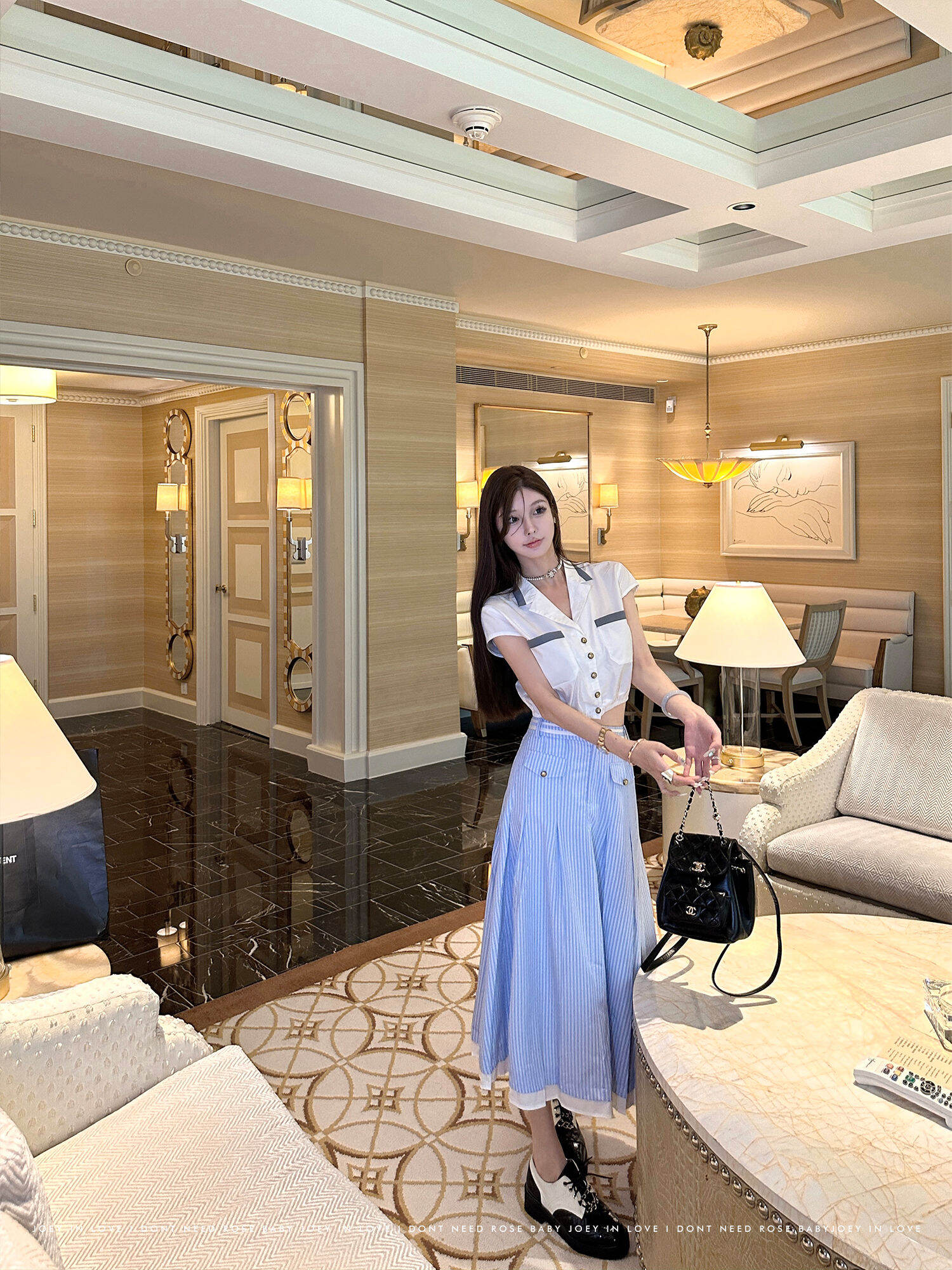 Joey ชุดฤดูร้อนแบบสดใสสำหรับผู้หญิงเสื้อเชิ้ตแบบใหม่เสื้อแบบสั้นเรียบ ...