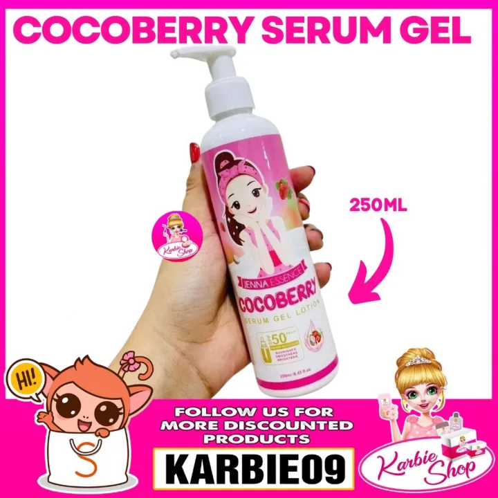 Original Cocoberry Serum Gel Lotion 250ml by Jenna Essence | Lazada PH