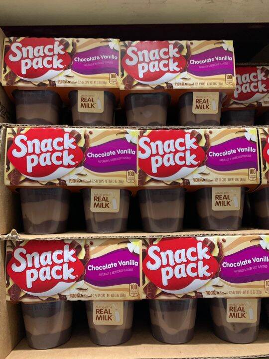 Snack Pack Chocolate Vanilla Pudding 4s Lazada Ph
