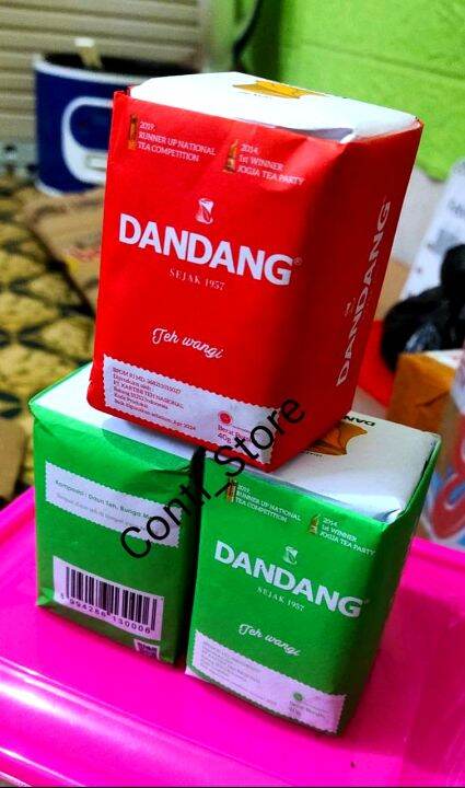 Paket Teh Tubruk Cap Dandang Hijau, Merah Kombinasi Racikan Angkringan ...