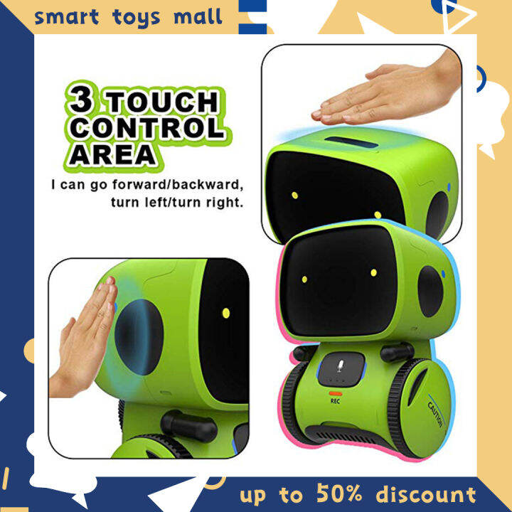 Smart Robot Toys Touch Control Toys Dance Voice Command Versions ...
