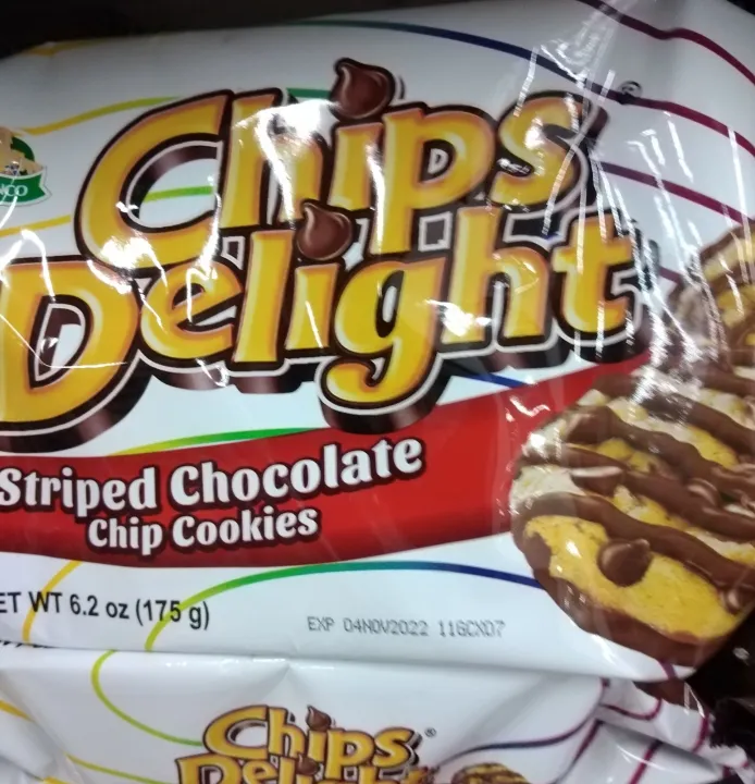 CHIPS DELIGHT, STRIPED CHOCOLATE CHIP COOKIES 175g. | Lazada PH