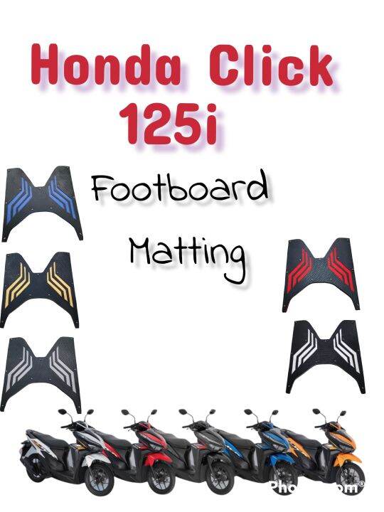 Honda Click 125i / 150 footboard Rubber Matting | Lazada PH
