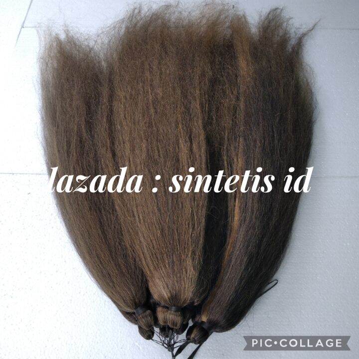 Rambut cemara tanpa tulang / rambut palsu /rambut sambung panjang 70cm ...