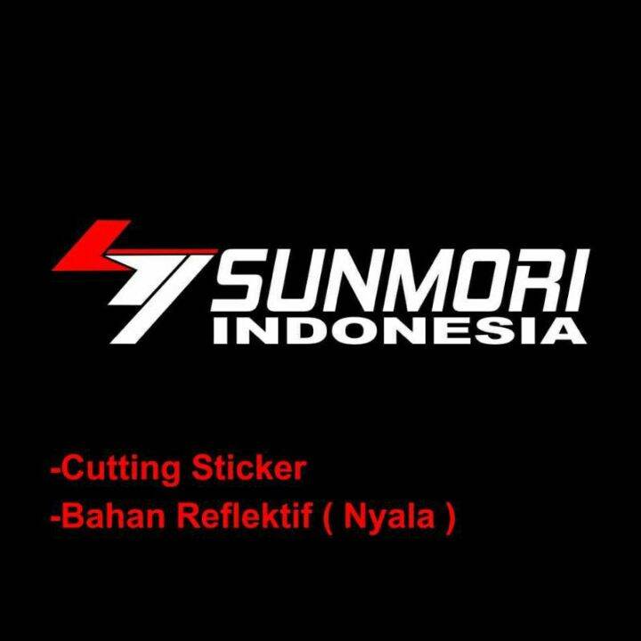 STIKER SUNMORI INDONESIA STICKER CUTTING MOTOR | Lazada Indonesia