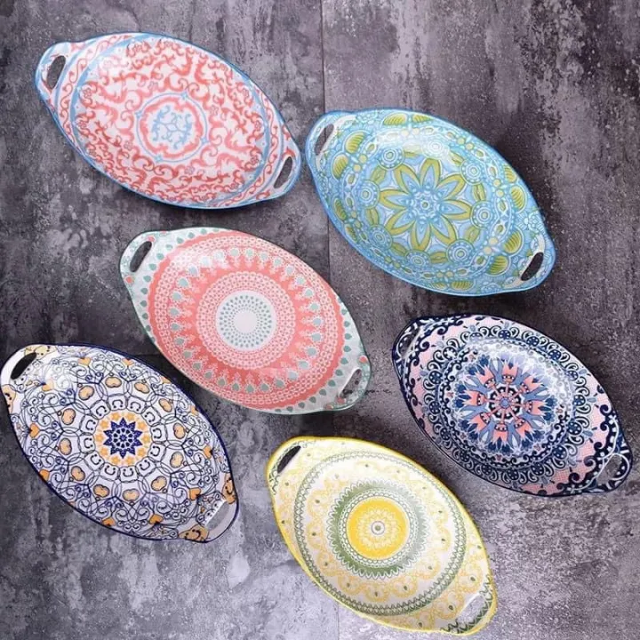 Ceramic Oval Serving Plate | Lazada PH