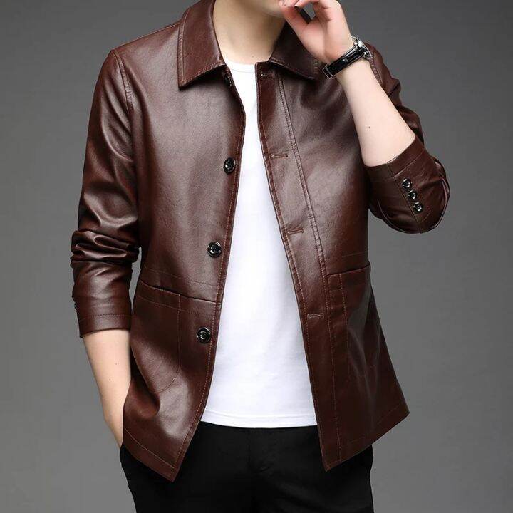 Jaket Brown Kulit Domba Asliii Kulit domba Garut super No 1 | Lazada ...