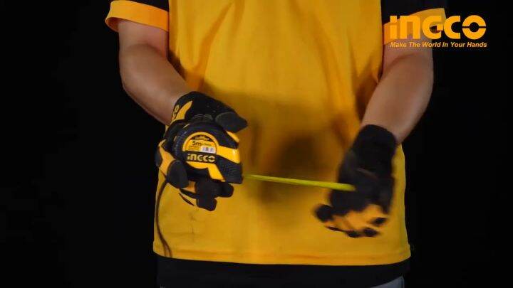 INGCO NEW Industrial Steel SELF LOCK Measuring Tape Meter Metro Measure ...