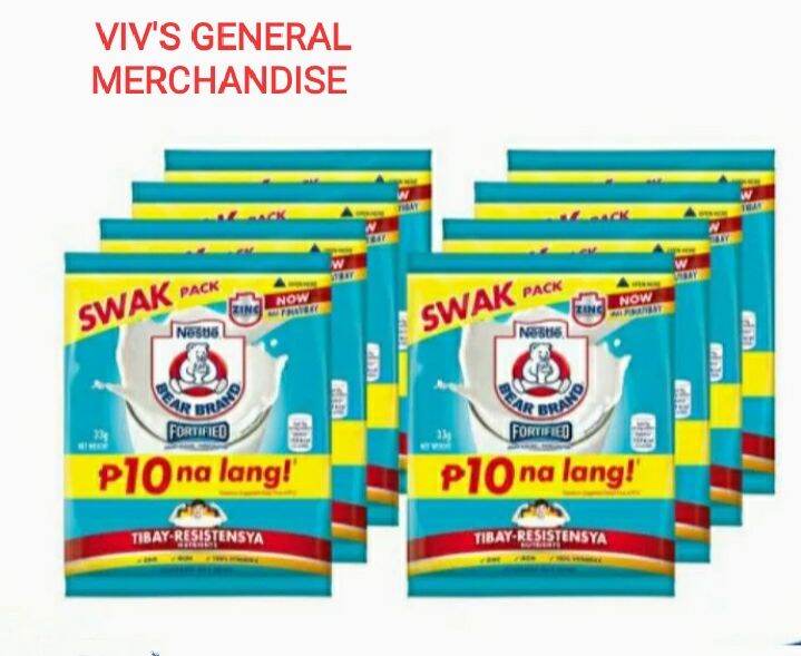 Bear Brand Swak Pack ( 33g x 8 ) | Lazada PH