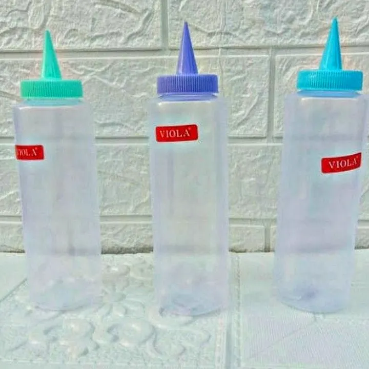 2 pcs botol mayones,botol kecal,botol saos ukuran 500 ml | Lazada Indonesia