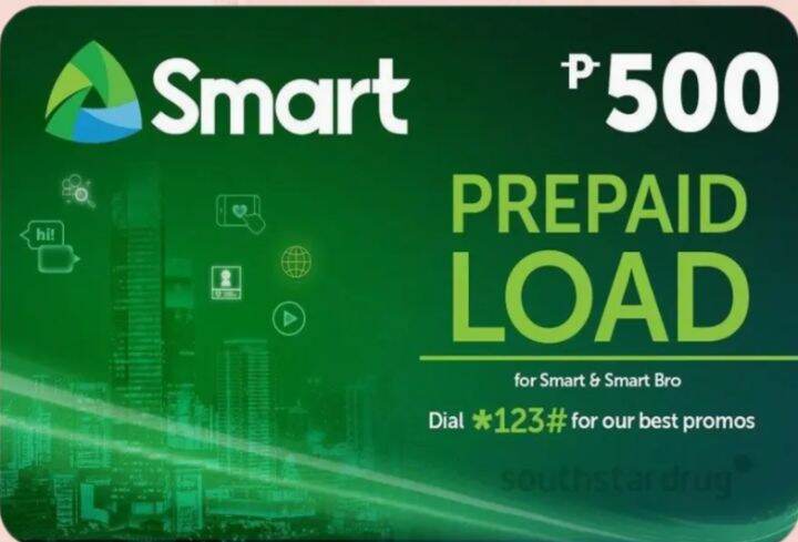 Smart load card 500 deno | Lazada PH