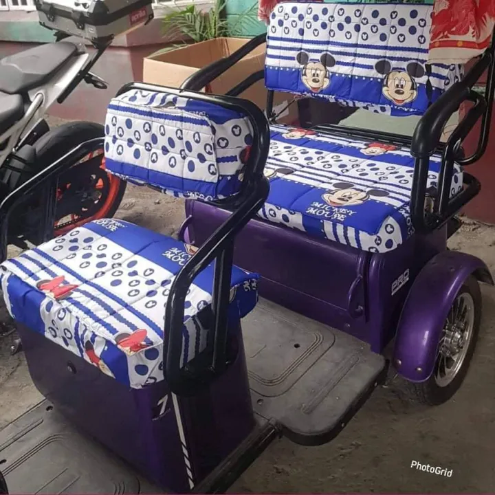 KUDA WOLF Ebike seat cover w/ uratex foam,(available plain black water ...