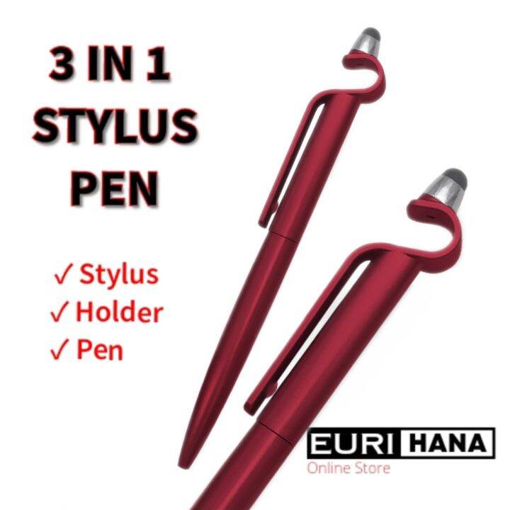 3 in 1 STYLUS PEN (red) Sold Per Piece Black Ink | Lazada PH