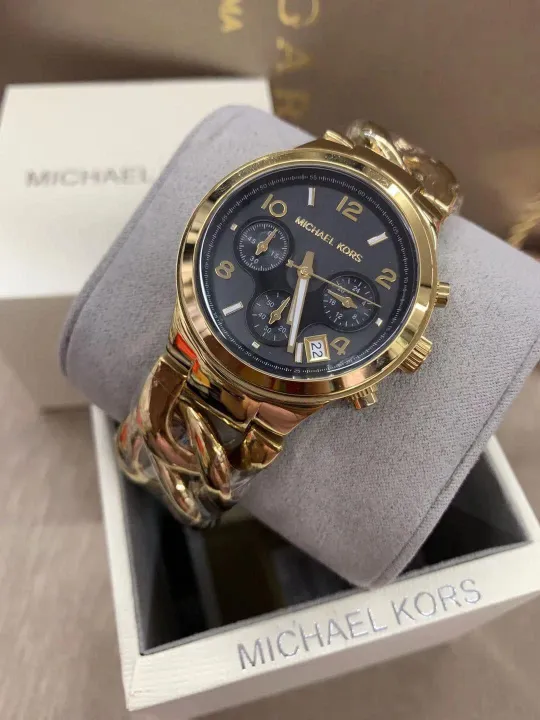 Michael Kors MK3131 Runway Twisted Watch Complete Package | Lazada PH