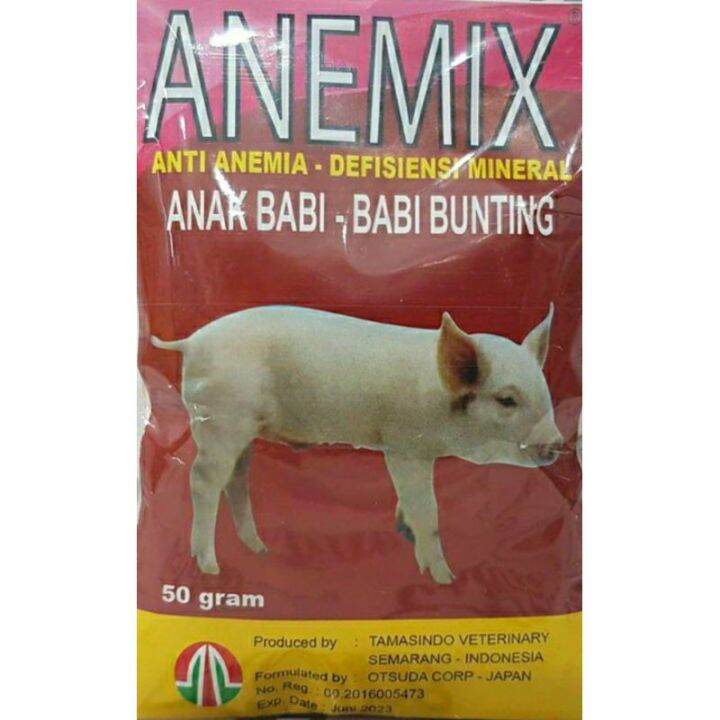 ANEMIX PIG OBAT ANTI ANEMIA DEFISIENSI MINERAL ANAK BABI BUNTING ...