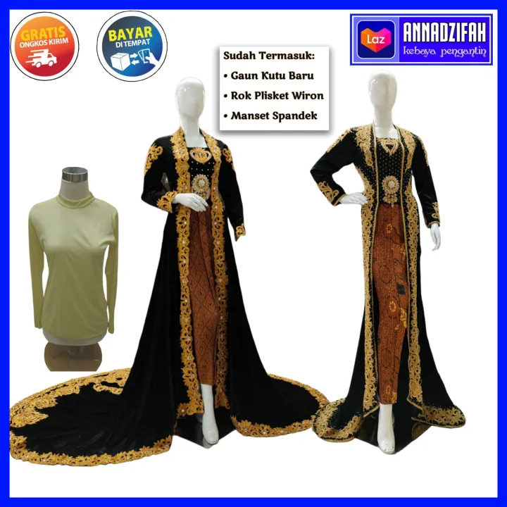 Gaun Pengantin Beludru Kutu Baru Adat Jawa | Lazada Indonesia
