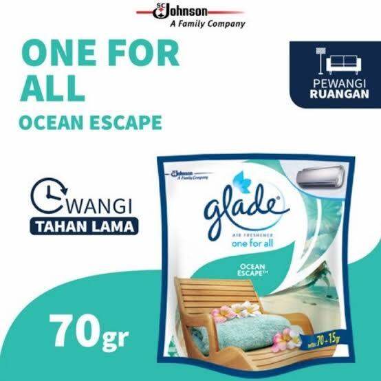 Glade One For All Air Freshener Ocean Escape Refill 70 + 5 gr | Lazada ...