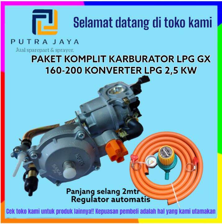 KARBURATOR LPG GX 160 2500,CAR CONVERTER 2,5W | Lazada Indonesia