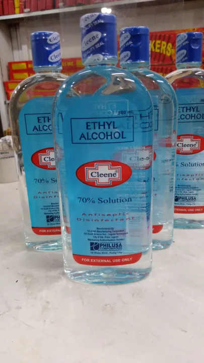 Sale Original ! 500 ml Cleene Ethyl Alcohol 70 % solution antiseptic ...