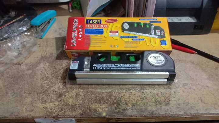 waterpass laser fixit level pro 3 water pass meteran laser alat ukur ...