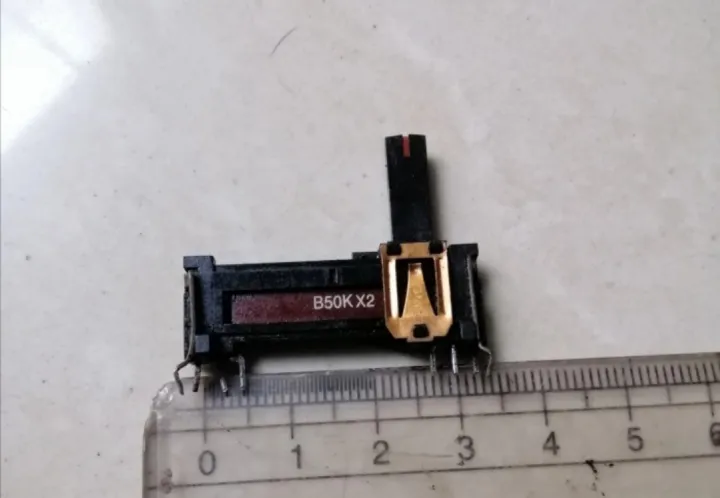 Potensio Geser 3,5cm Tipis Tape Deck Polytron Dek Stereo CT kaki 4-4 ...