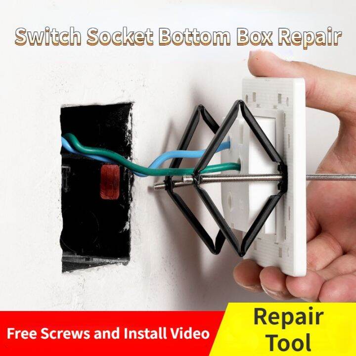 Switch Socket Bottom Box Repair Screw Broken 86 Type Old Mounting Box ...