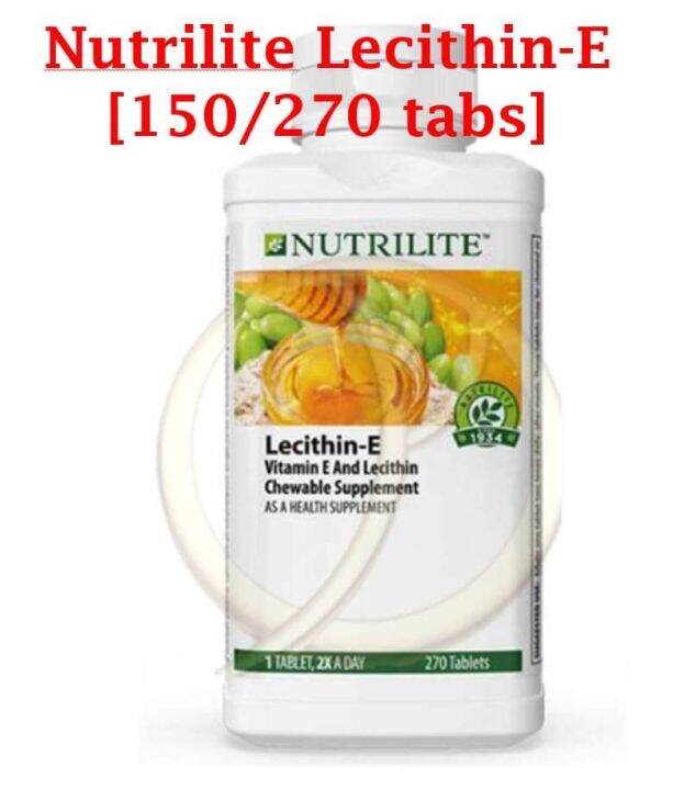 Nutrilite Lecithin E [150/270 tabs] | Lazada