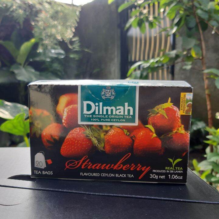 Teh Dilmah Original Handcarry Sri Lanka Rasa Strawberry Isi 20 Kantong ...